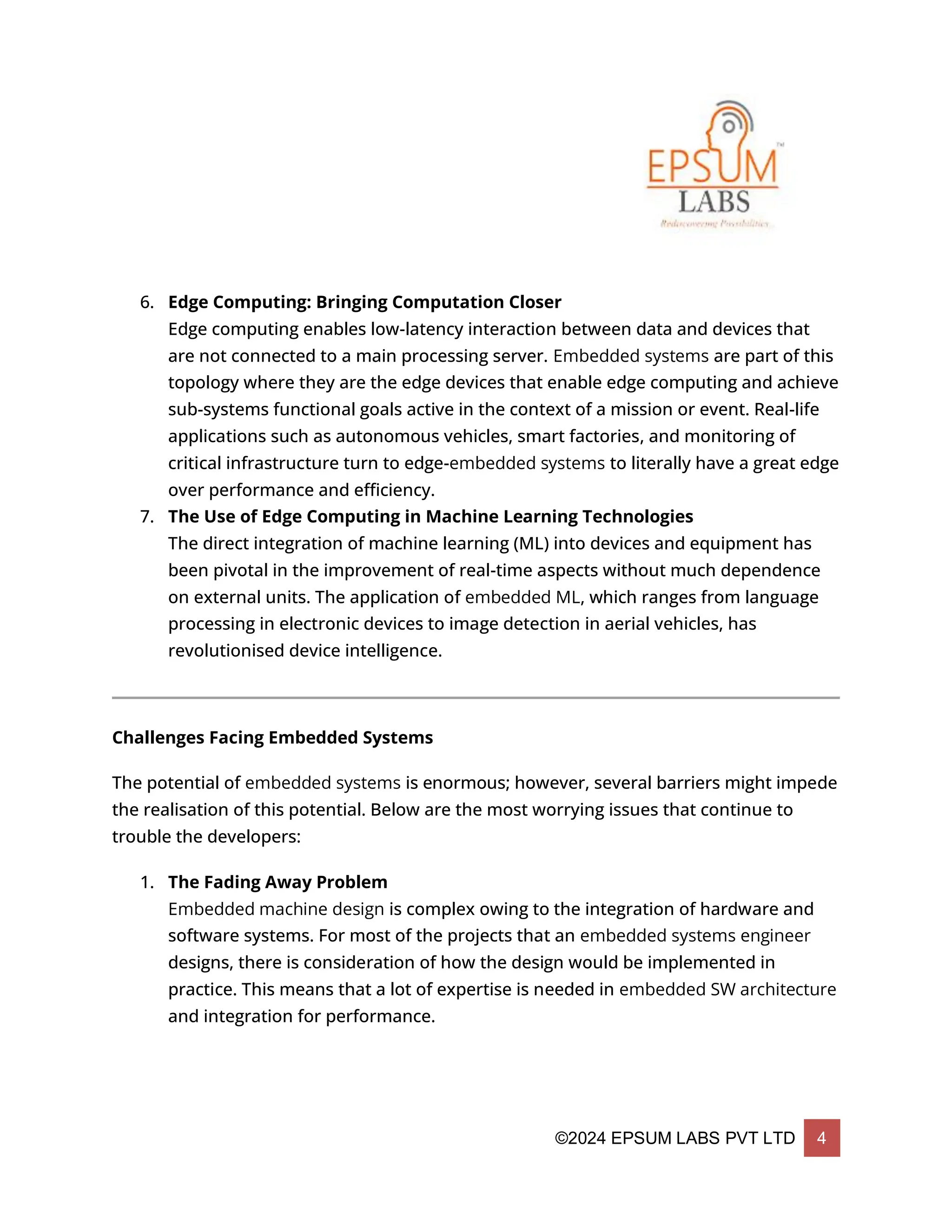 Trends and Challenges in the Field of Embedded Systems | PDF