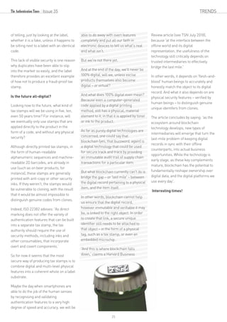 Trends and drivers in tax stamps design | PDF