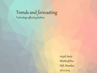 Trends and forecasting | PPTX