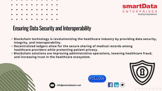 Critical Advancements in Healthcare Software Development | smartData Enterprise Inc. | PPT