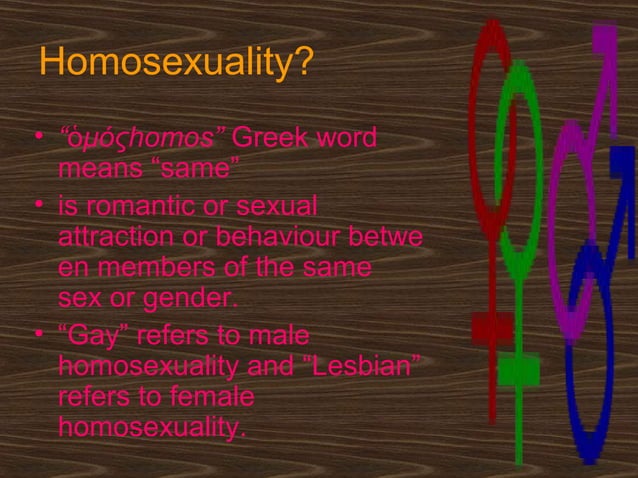 homosexuality | PPT