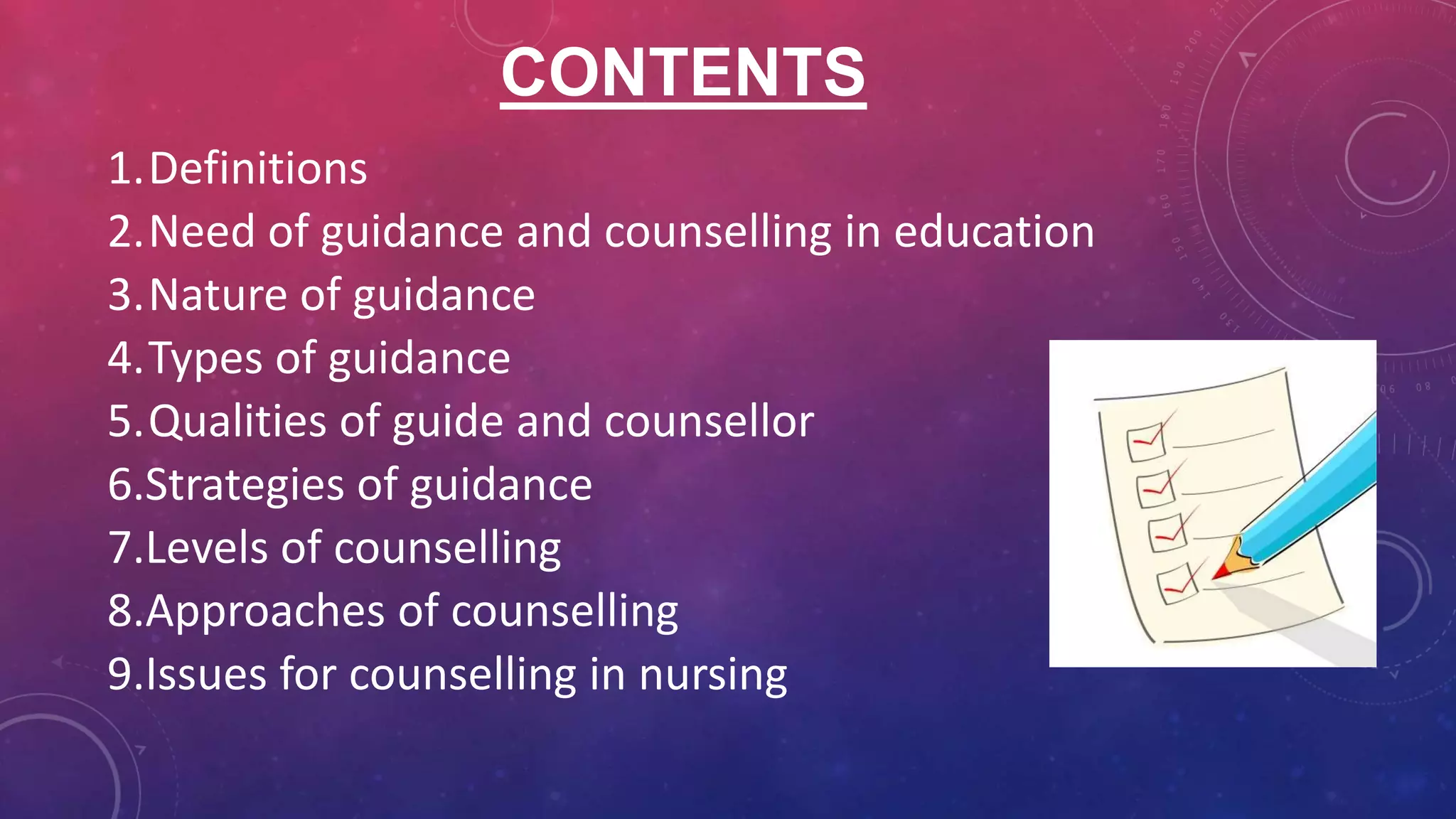 Trends and issues in guidance and counseling mt nsg edu | PPTX