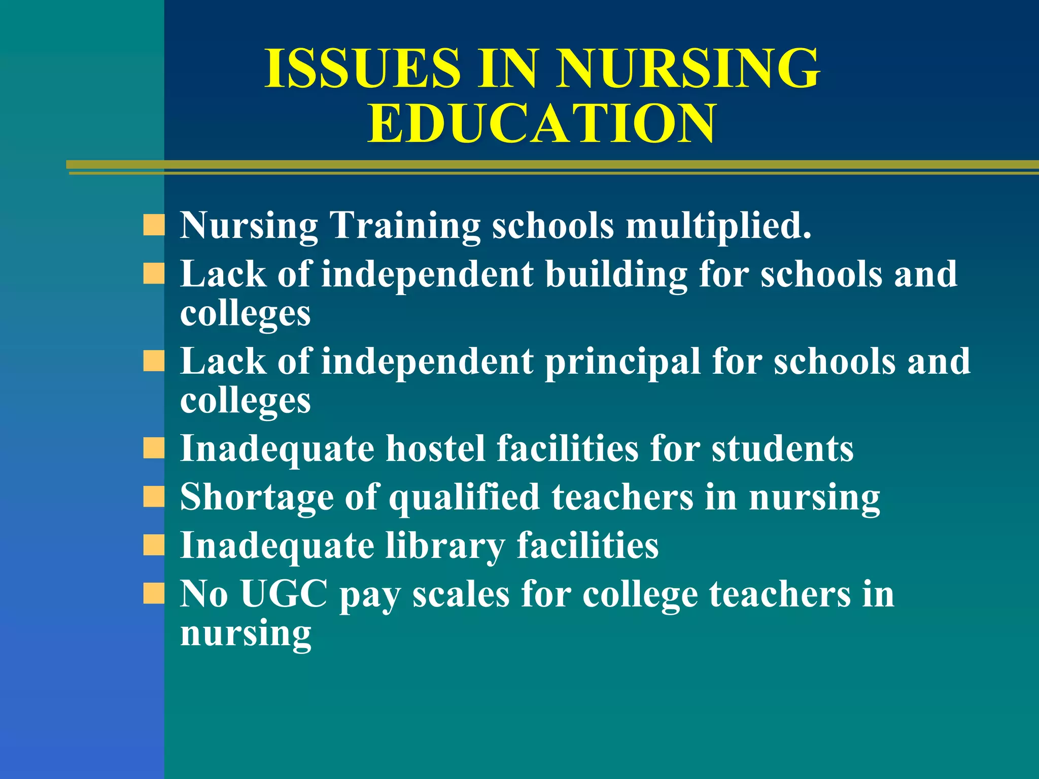 Trends and issues in nursing | PPSX