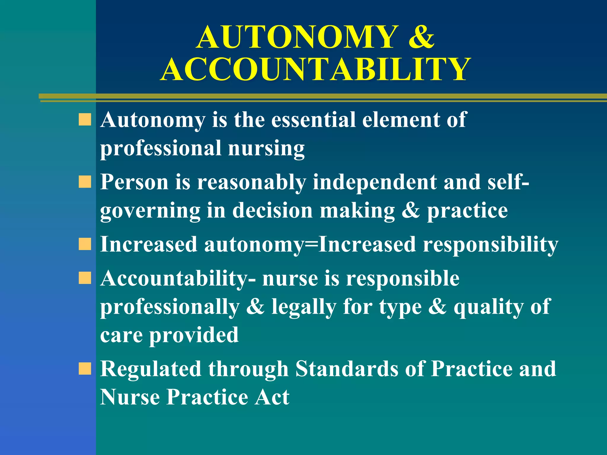 Trends and issues in nursing | PPSX