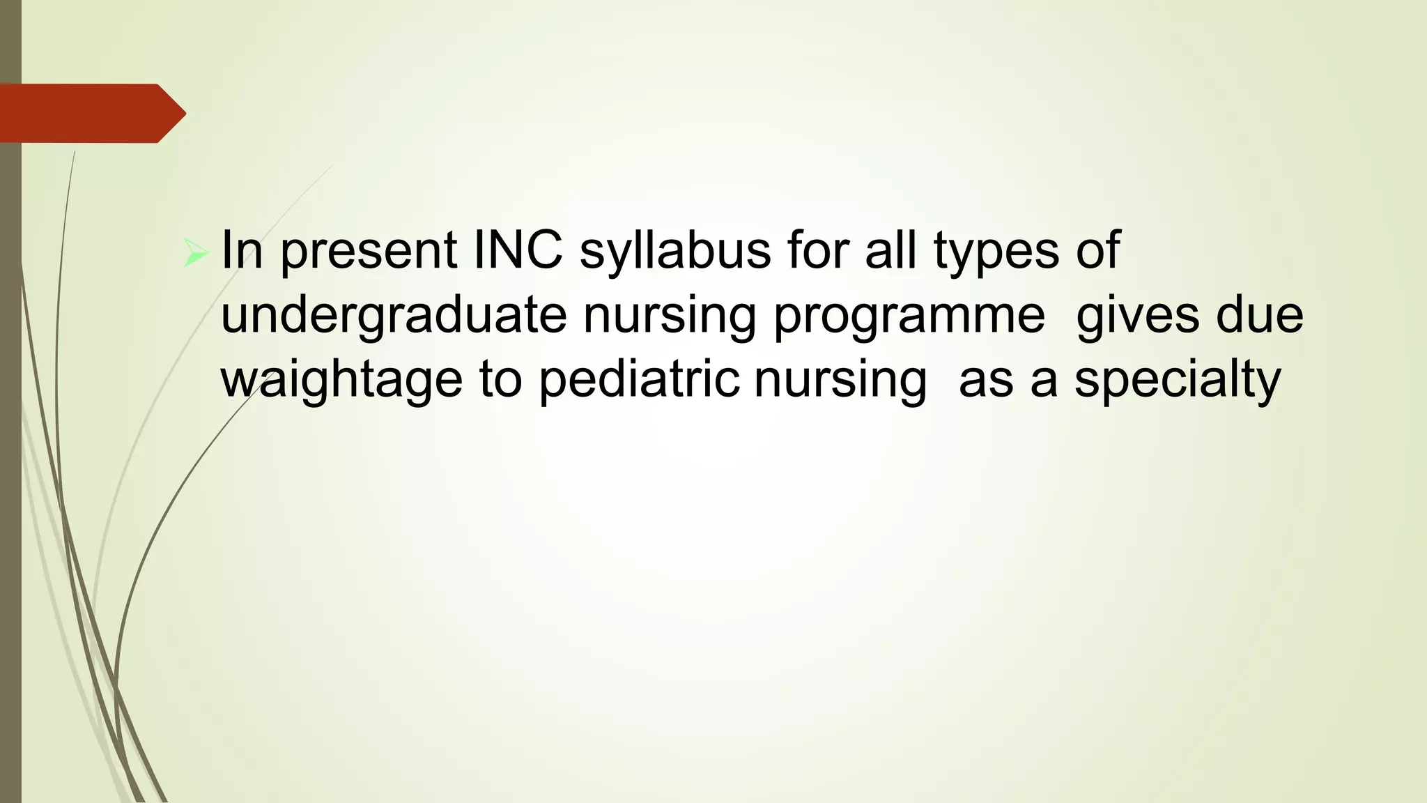 Trends and Modern concepts of Pediatric Nursing | PDF