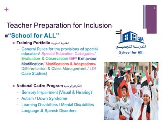 Trends & challenges inclusion in uae | PDF | Special Education | Education