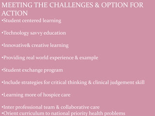 Trends &challenges in nursing | PPTX | Professional School ...
