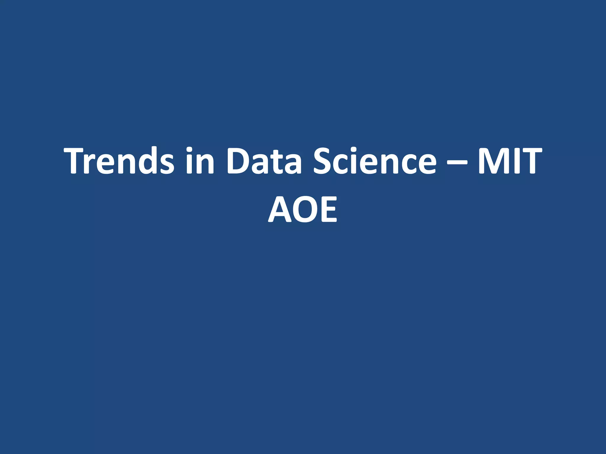 2021 Trends in Data Science | PPT