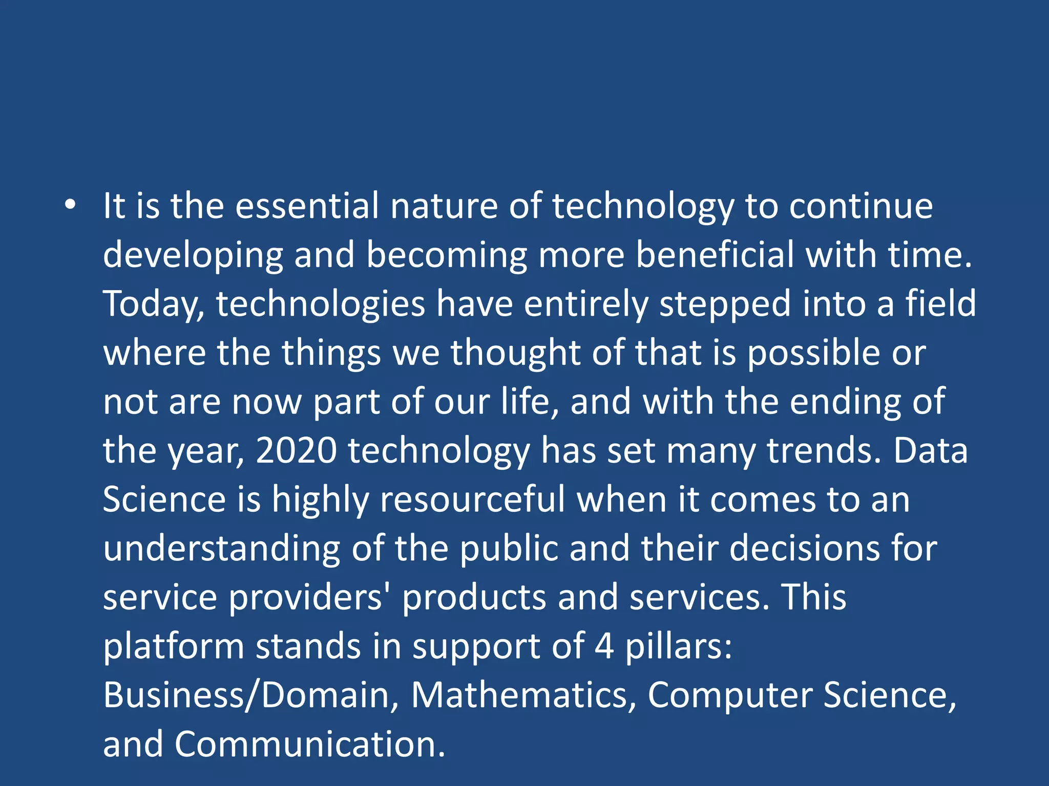 2021 Trends in Data Science | PPT