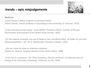 trends - definitions, distinctions and epic misjudgements by Matthias ...