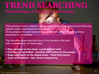 4 Steps for Trend Searching and Spotting by Paris Daniell | PPT