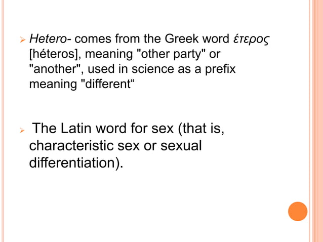 heterosexuality | PPTX | Dating | Family and Relationships