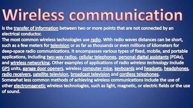 Trends in wireless computing | PPT
