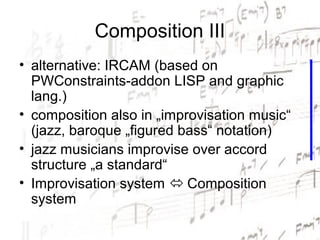 Trends in Answer Set-Programming - Focus Musik - Presentation | PPT