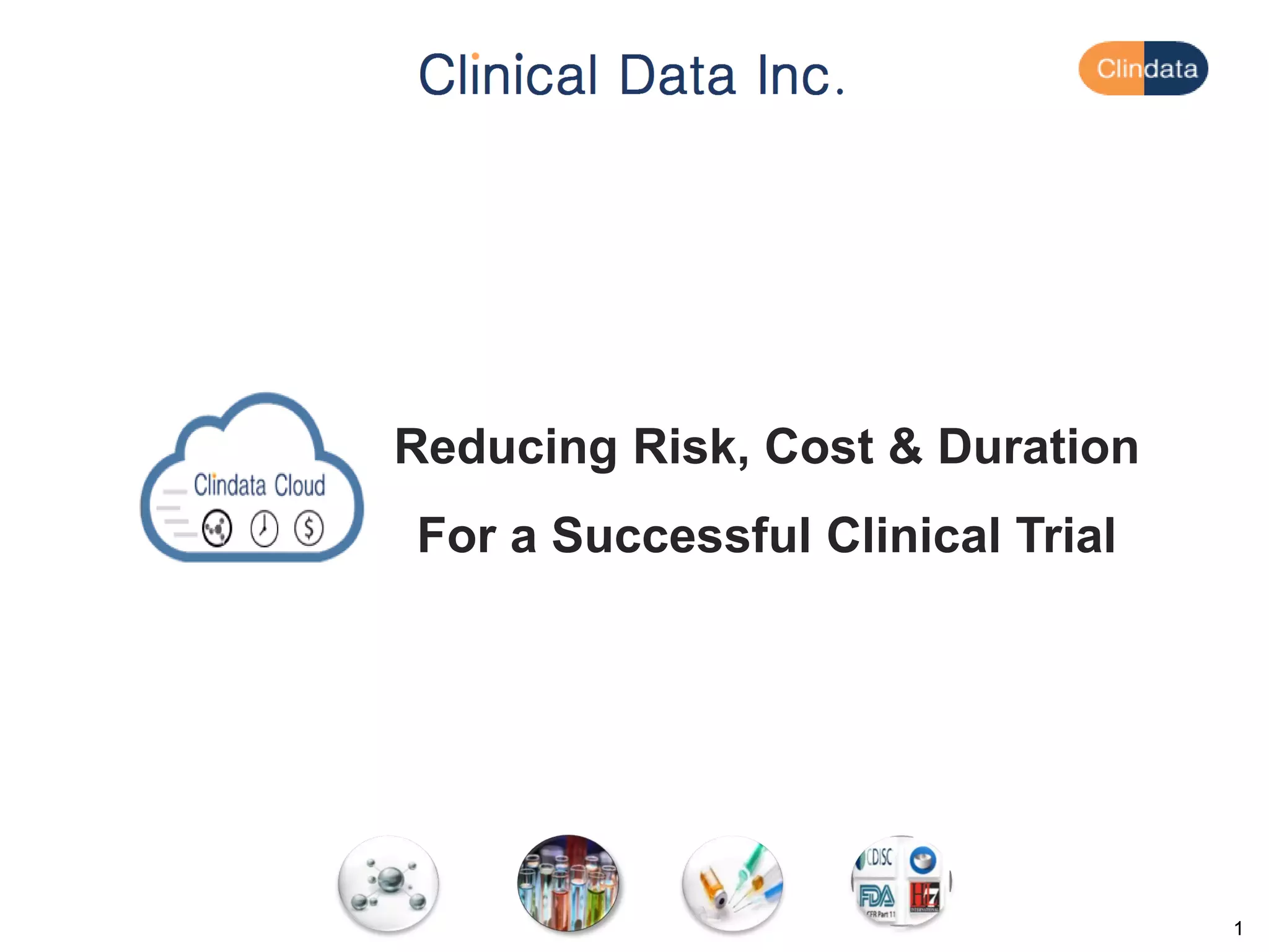CDISC & Risk Based Monitoring to Compress Clinical Trial Duration | PDF