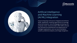 Trends in Cloud Computing Services | Nuvento USA | PPT