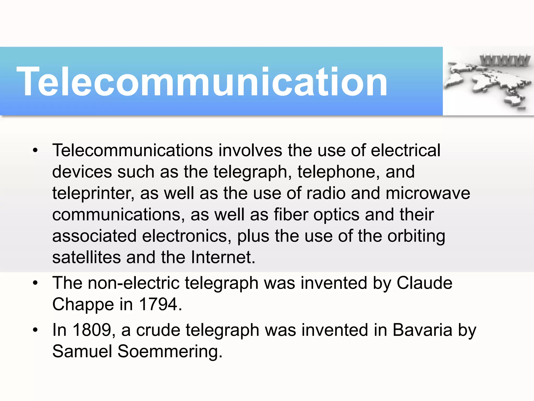 Trends in communication technology | PPTX