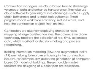 Trends in Construction Management | PDF | Civil Engineering Industry | Industries