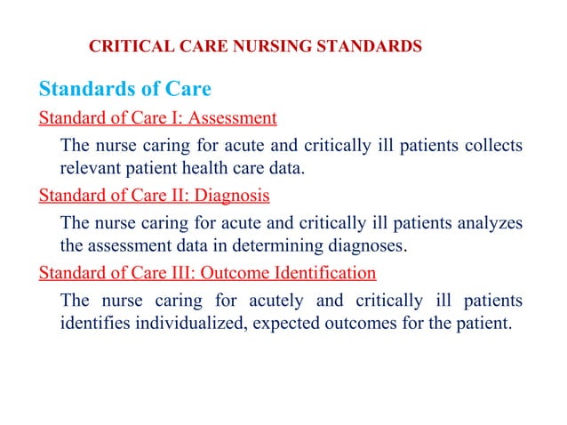 Trends in critical care nursing | PPT | First Aid | Injuries