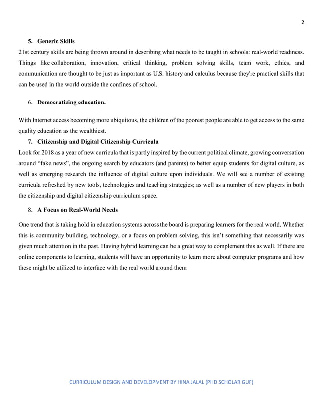 Trends In Curriculum Development trends-in-curriculum-development