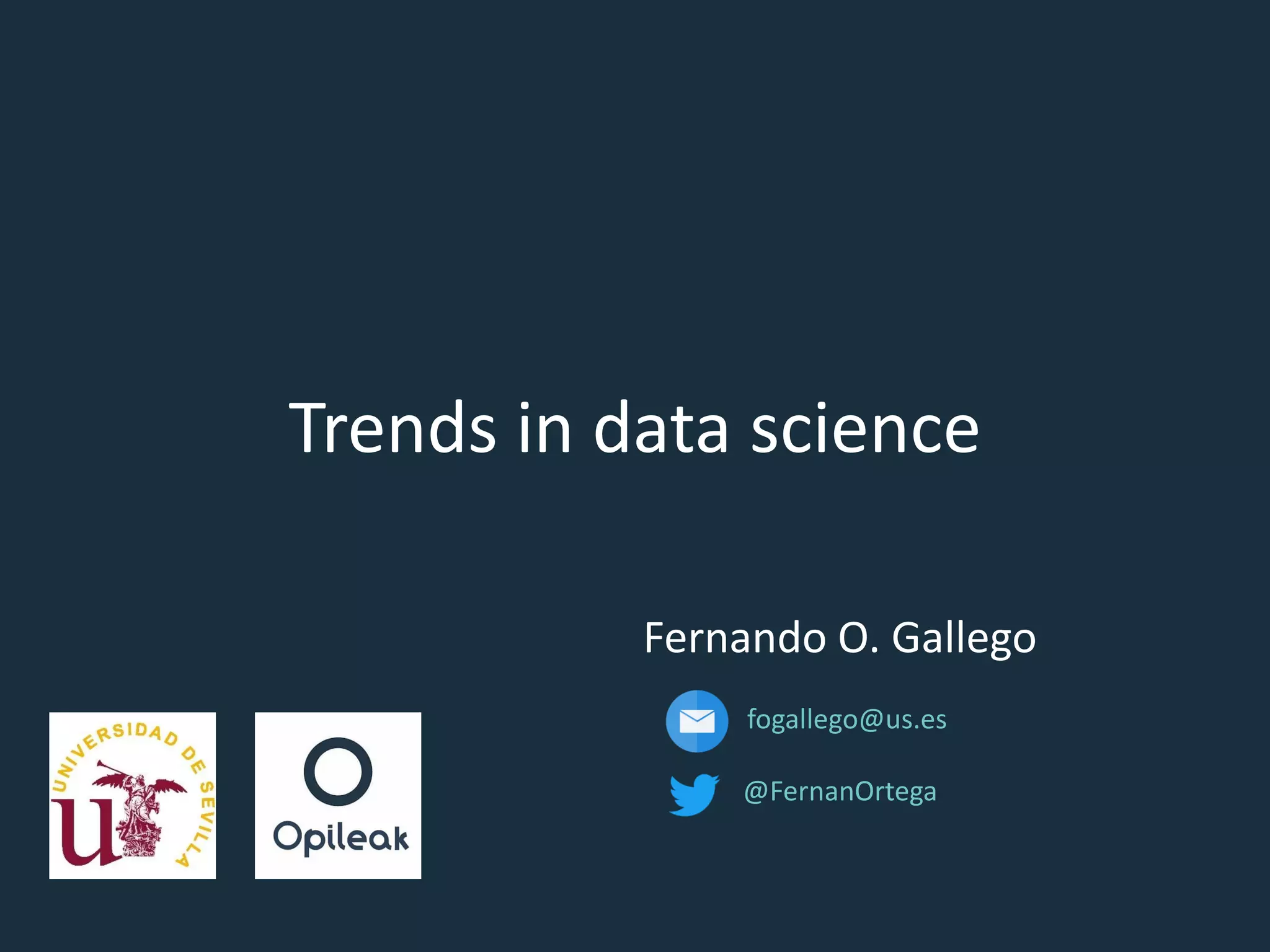 Trends in data science | PDF | Databases | Computer Software and ...