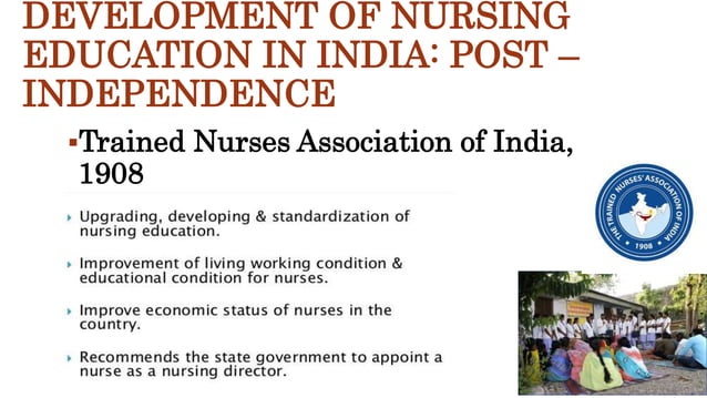 Trends in development of nursing education in india | PPTX