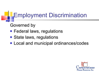 Trends in discrimination claims | PPT