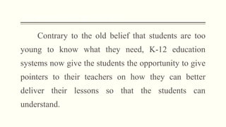 Trends in K to 12 Education System | PPTX