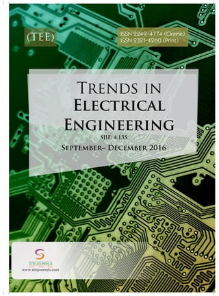 Trends in Electrical Engineering vol 6 issue 3 | PDF | Publishing Industry | Industries