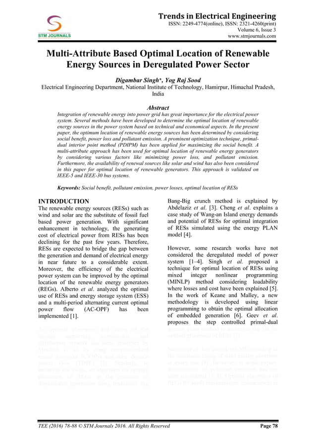 Trends in Electrical Engineering vol 6 issue 3 | PDF | Publishing ...