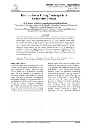 Trends in Electrical Engineering vol 6 issue 3 | PDF | Publishing Industry | Industries