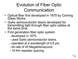 Trends in fiber optic communications | PPT