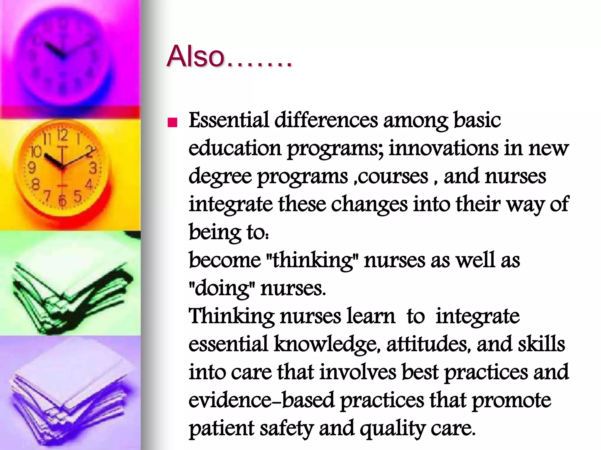 Trends influencing nursing practice and education | PPT