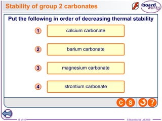 Trends in group 2 part 3 chemical properties | PPT