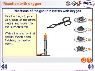 Trends in group 2 part 3 chemical properties | PPT