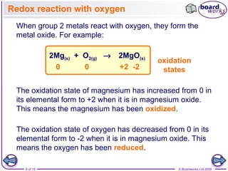 Trends in group 2 part 3 chemical properties | PPT