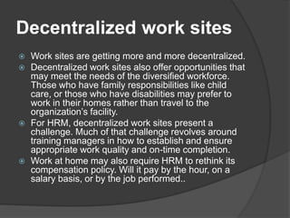 Trends in human resource management | PPTX