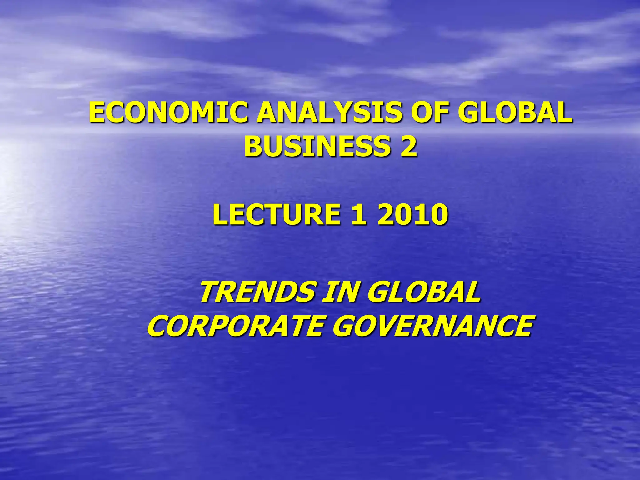 Trends in International Corporate Governance.pptx