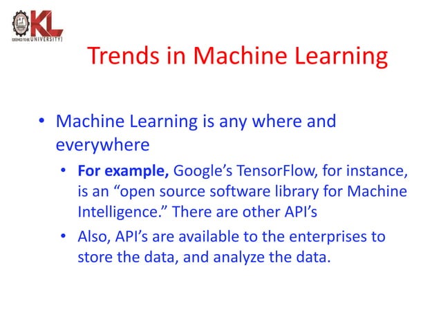 Trends in machine learning (1) | PPT