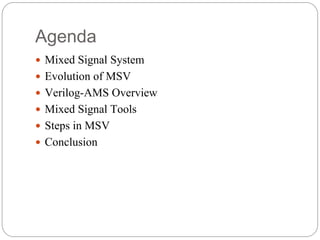 Trends in Mixed Signal Validation | PDF