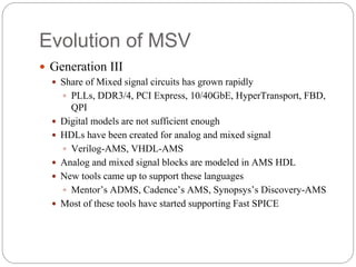Trends in Mixed Signal Validation | PDF