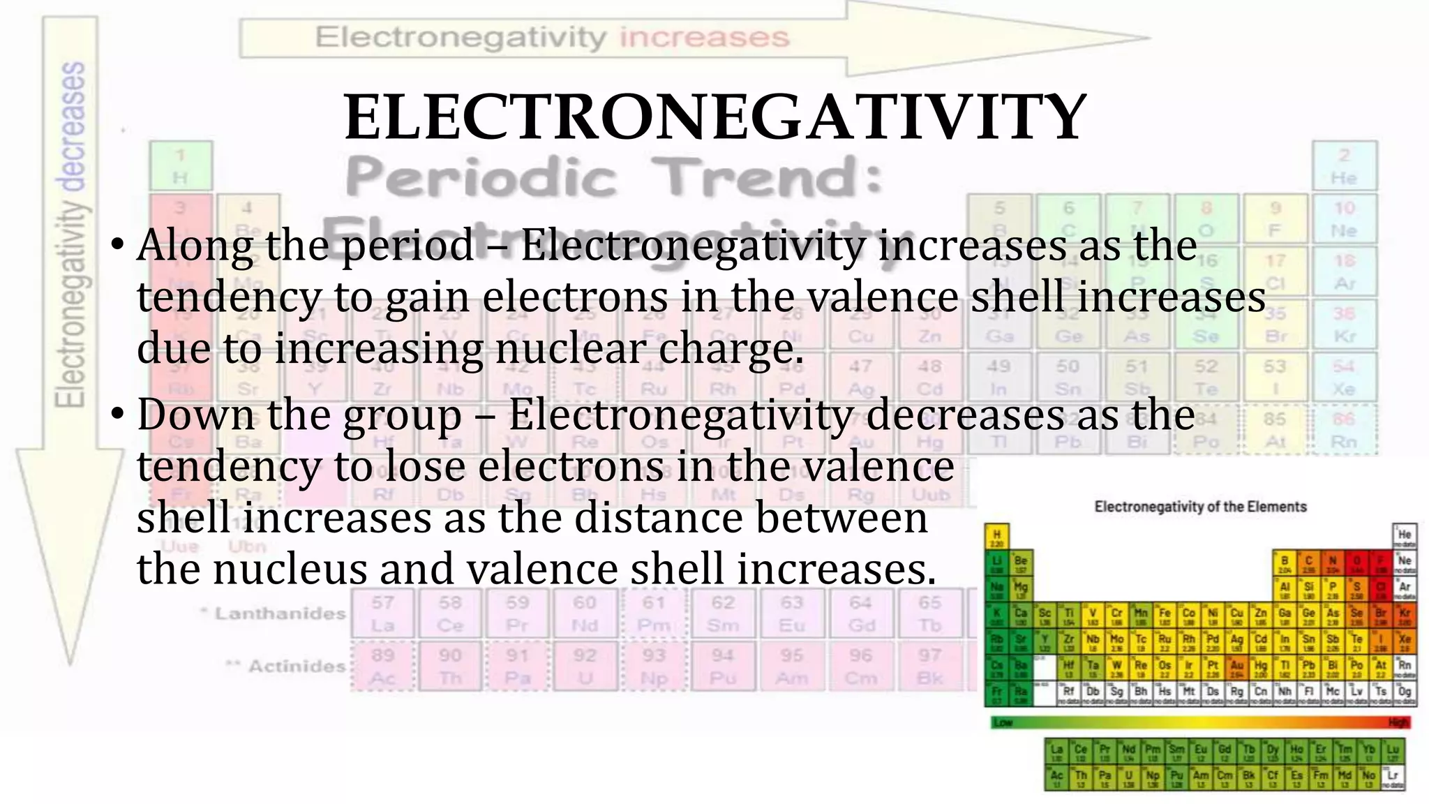 Trends in modern periodic table | PPTX