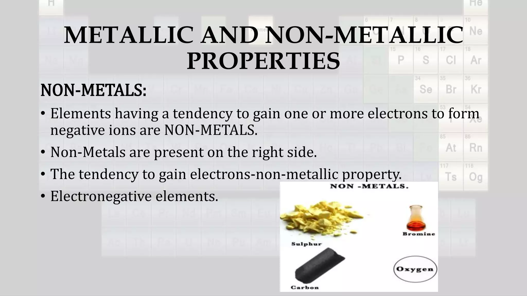 Trends in modern periodic table | PPTX
