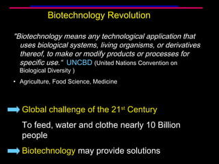 Current Trends in Molecular Biology and BioTechnology (ppt) | PPT