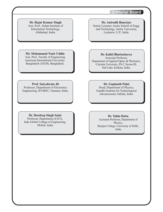 Trends in Opto Electro & Optical Communication vol 6 issue 3 | PDF