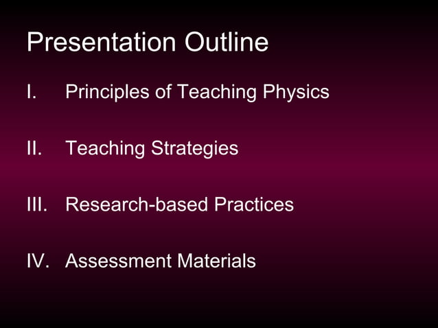 Trends In Physics Teaching | PPT