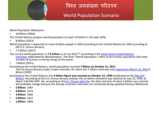 Trends in population 2011 | PPTX