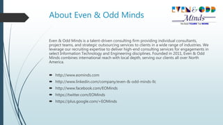 Trends in Recruitment (Ravi Goel @ EOMinds) | PPTX