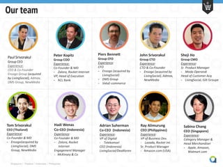 Trends in retail and e commerce analytics by Sheji Ho, aCommerce Group ...