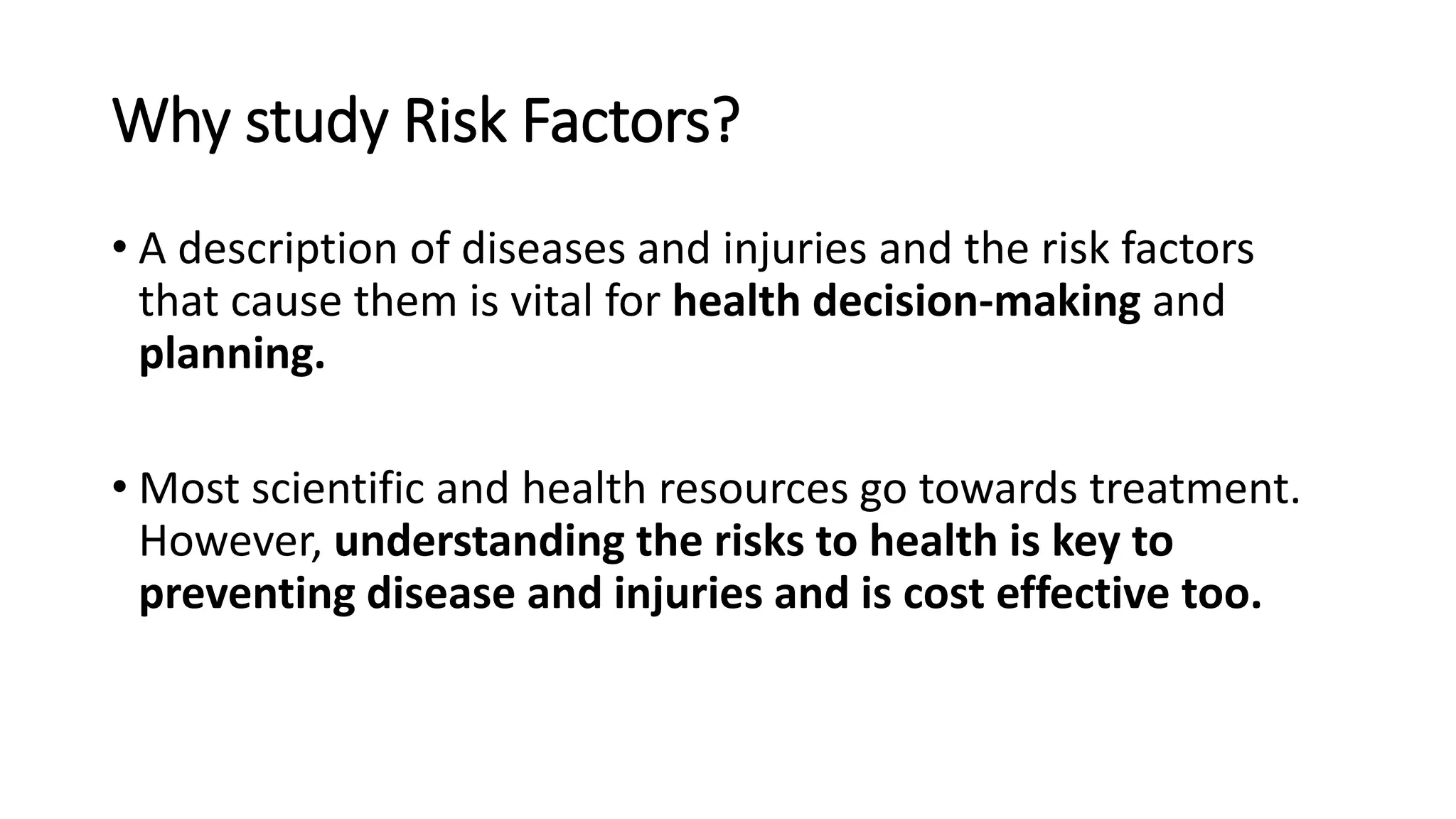 Trends in risk factors ppt dr tajali shora | PPT